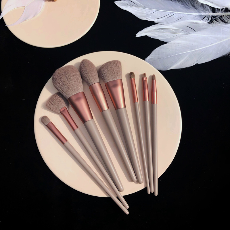 ins super beautiful Tiffany blue makeup brush set